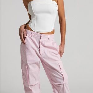 Pants & Jumpsuits | Gorgeous Light Pink Cargo Pants | Poshmark